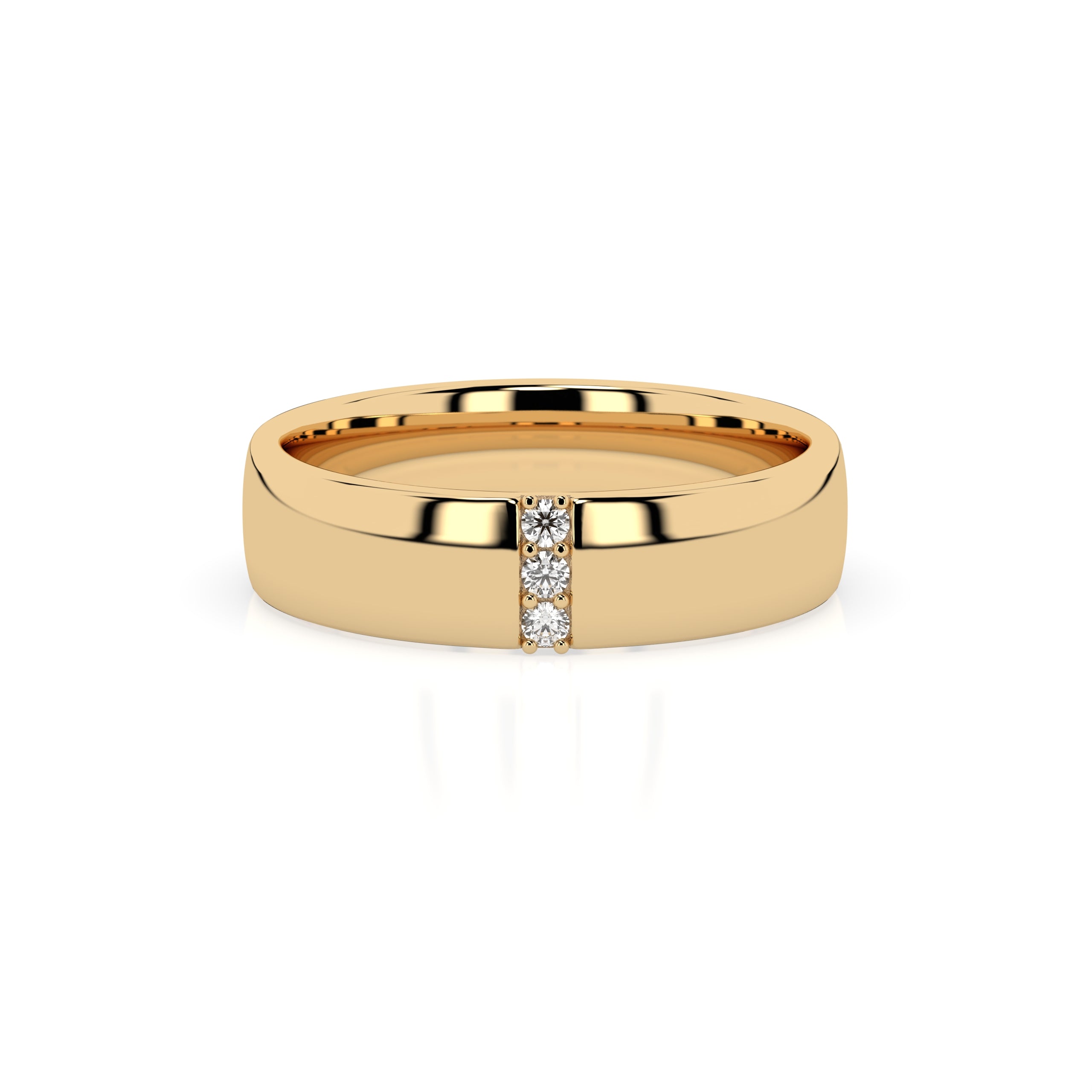 Dominic Diamond Ring - Yellow Gold – Alana Maria Jewellery