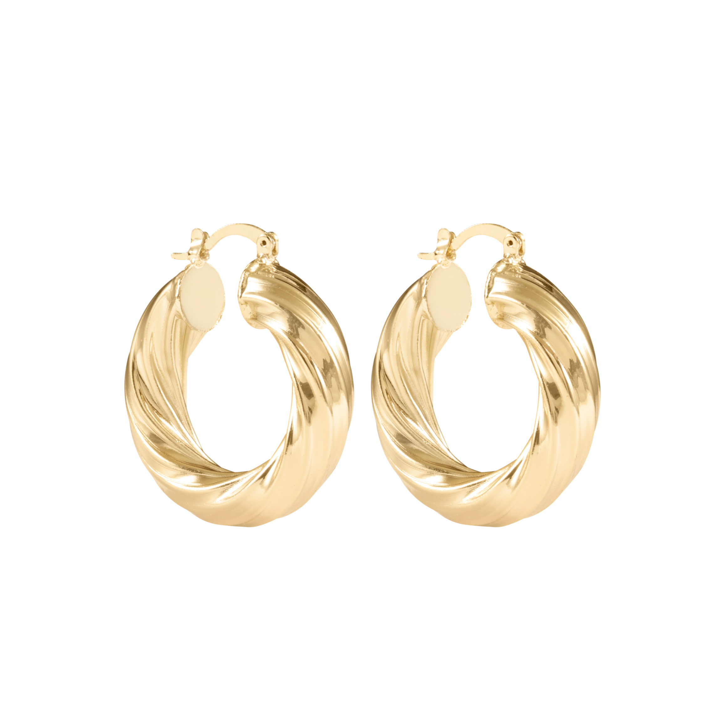 Tamara Hoop Earrings - Gold – Alana Maria Jewellery